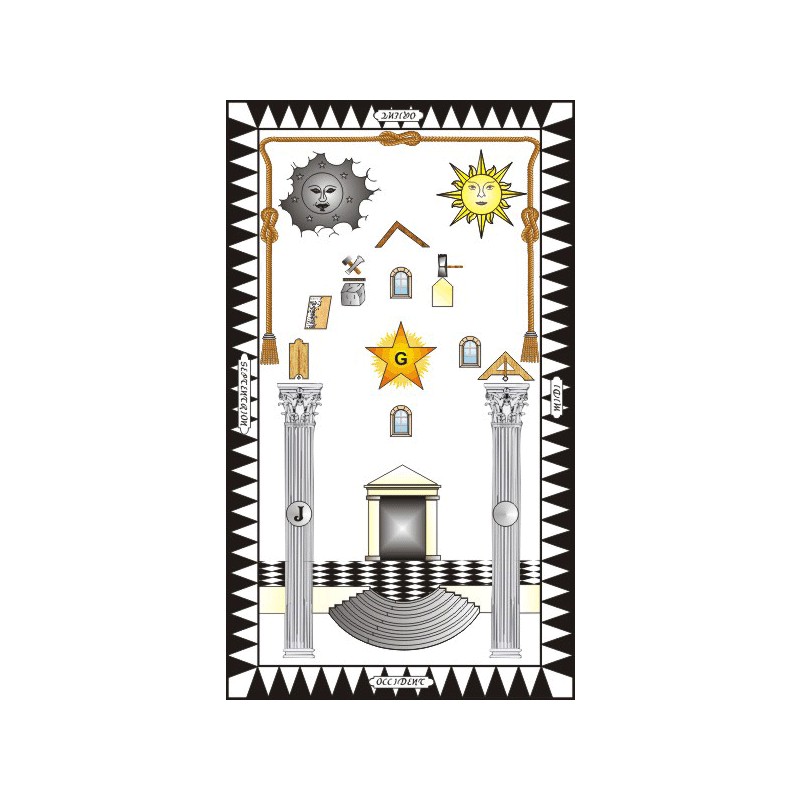 TAPIS DE LOGE AU RITE FRANCAIS MODERNE